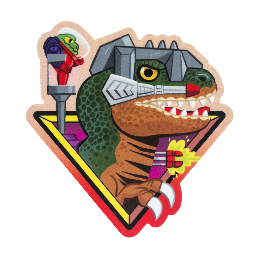 Harness the Power of Dinosaurs - Sticker – The Beast Is Back Inc